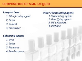 Nail cosmetics | PPT