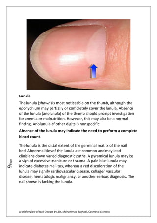 a brief review of nail diseases by, Dr. Mohammad Baghaei | PDF