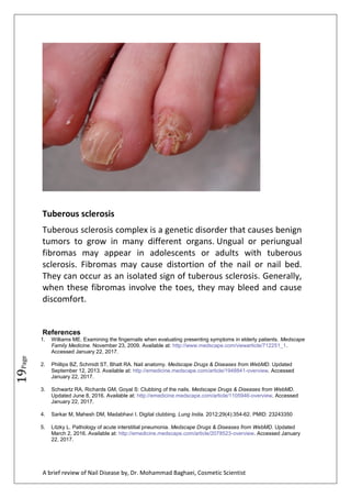 a brief review of nail diseases by, Dr. Mohammad Baghaei | PDF