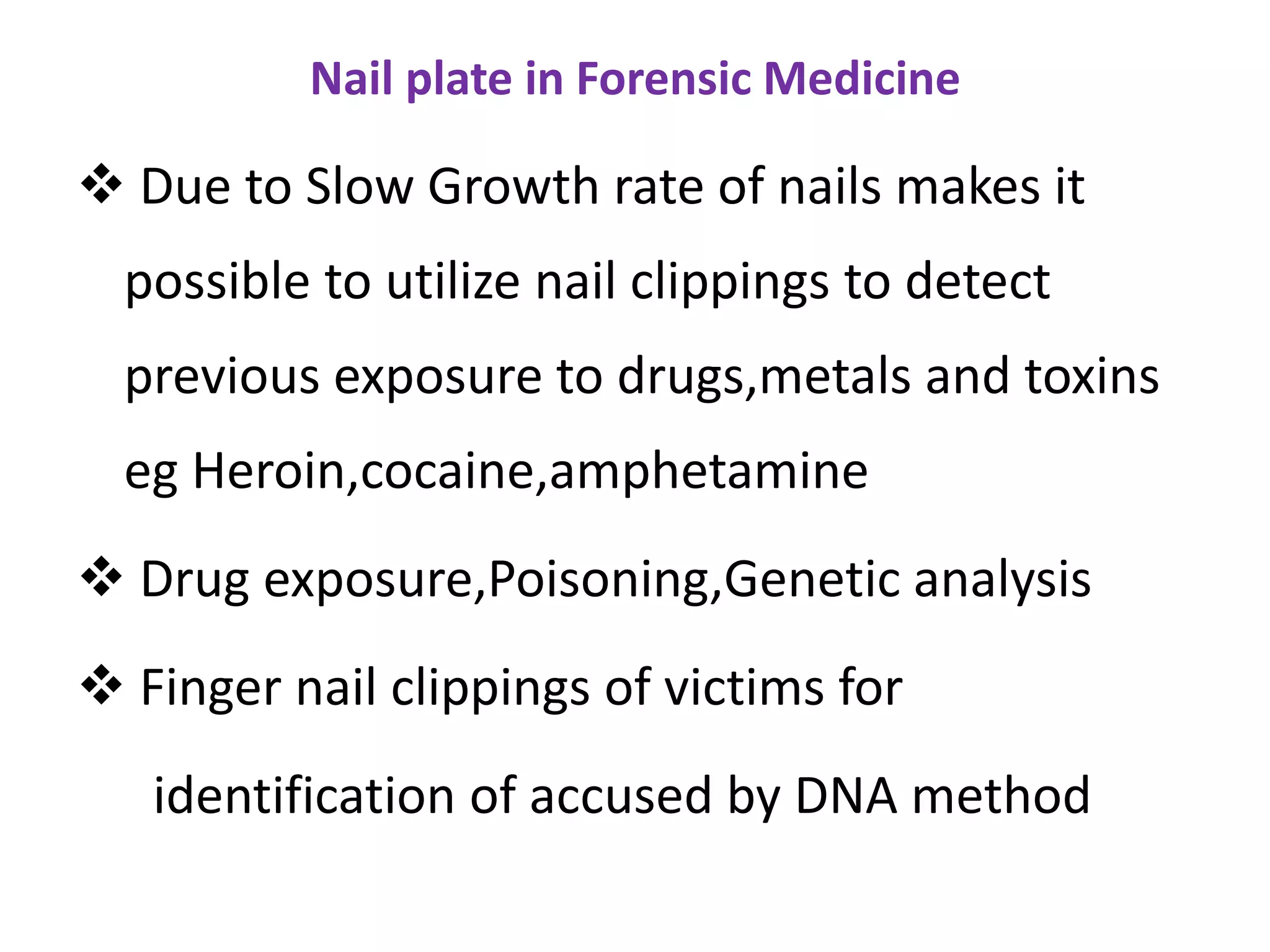 Anatomy of Nail And Applied Aspects | PPTX