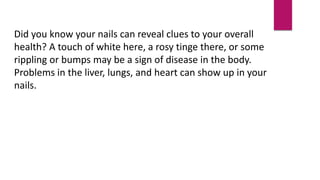 Nails on different disease conditions - images( medical information ...