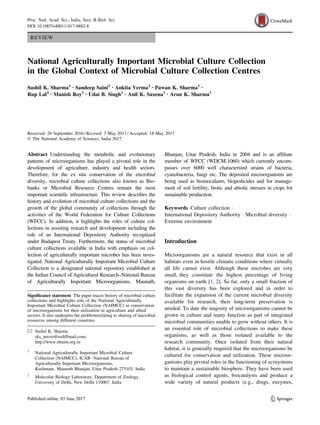 Naimcc pnas india | PDF | Biotech and Biomedical Industry | Industries