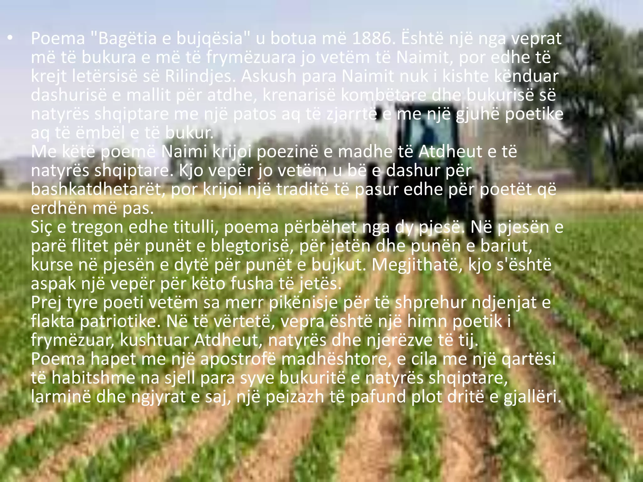 Naim Frasheri dhe vepra e tij | PPTX