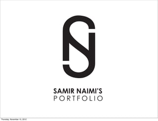 Naimi, Samir: Portfolio | PPT