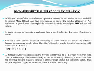 Companding and DPCM and ADPCM | PPTX | Digital Audio | Computer Software and Applications