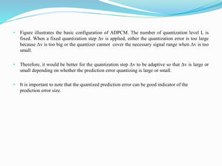 Companding and DPCM and ADPCM | PPTX | Digital Audio | Computer Software and Applications