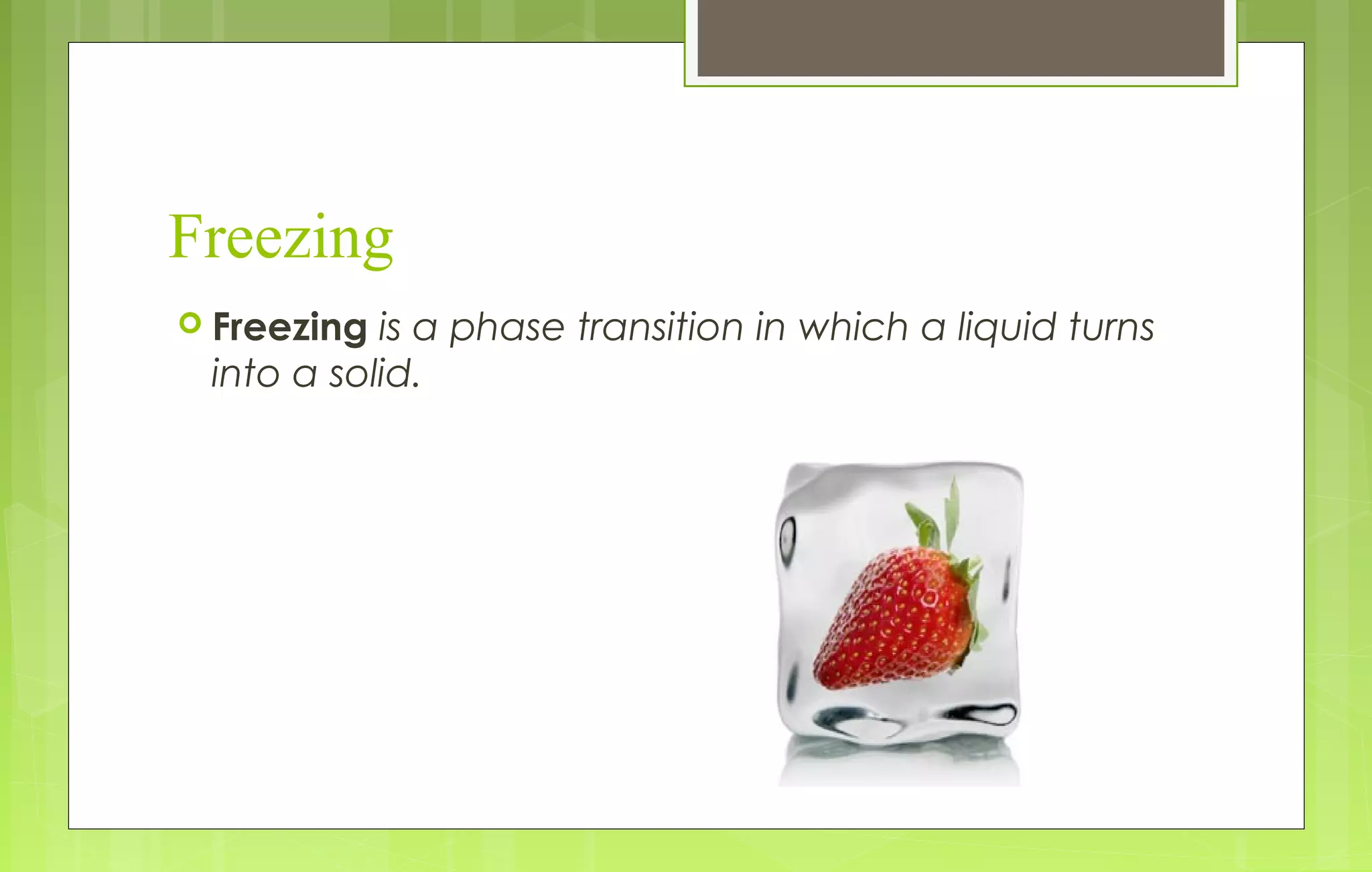 Freezing of Fruits and Vegetables | PPT