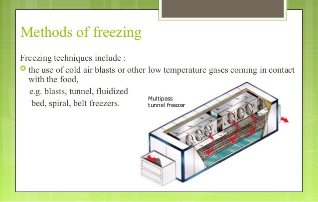 Freezing of Fruits and Vegetables