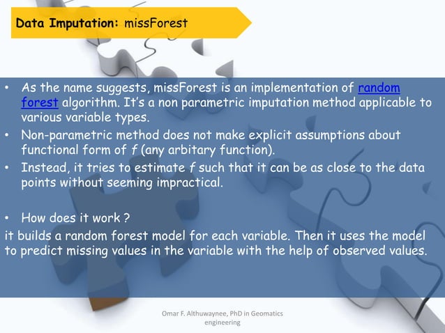 Missing Data And Data Imputation Techniques Pptx Computing Technology And Computing