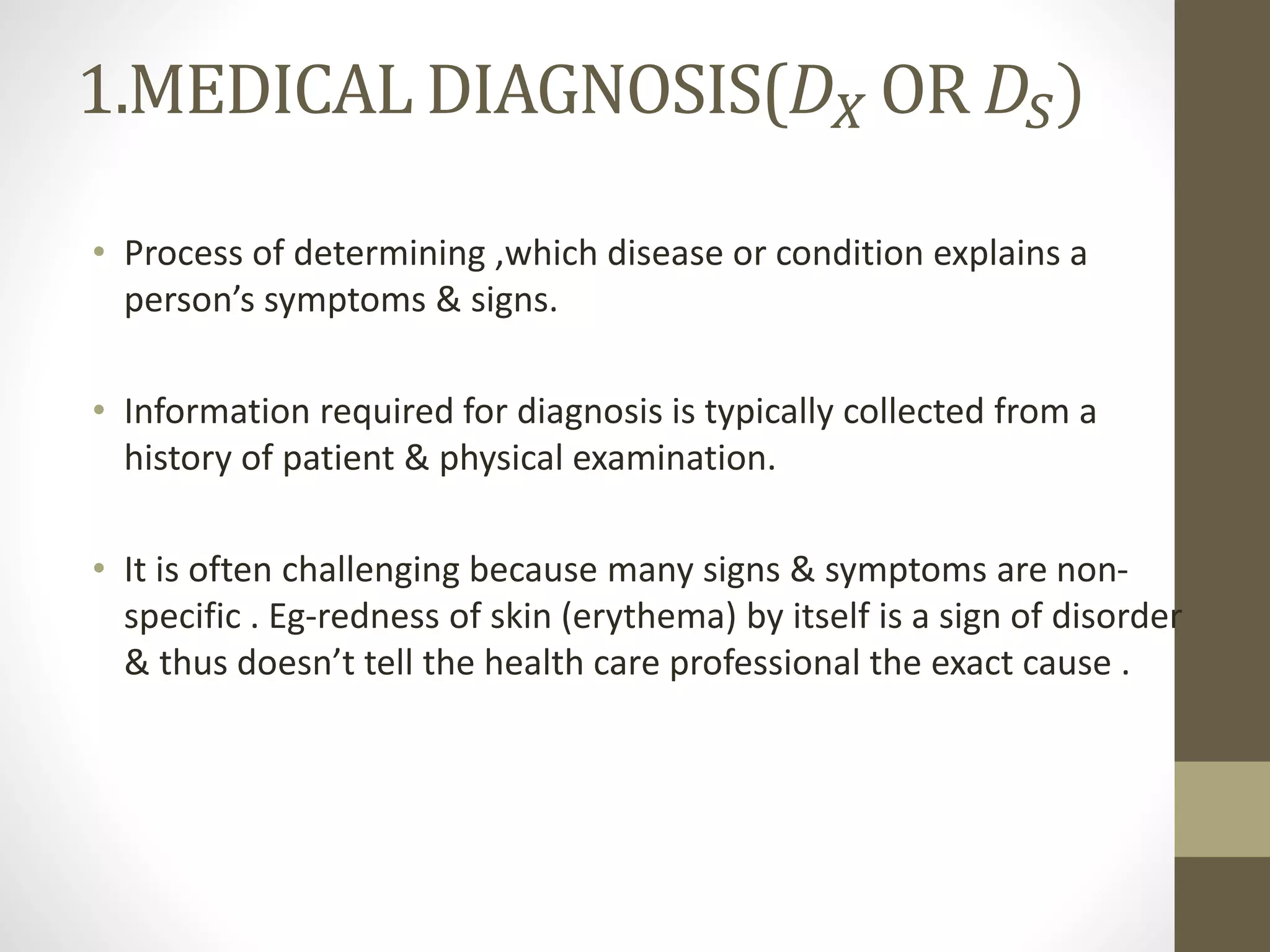 diagnosis of diseases | PPTX