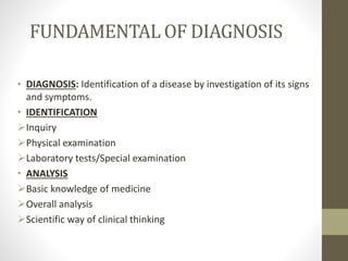 diagnosis of diseases | PPTX