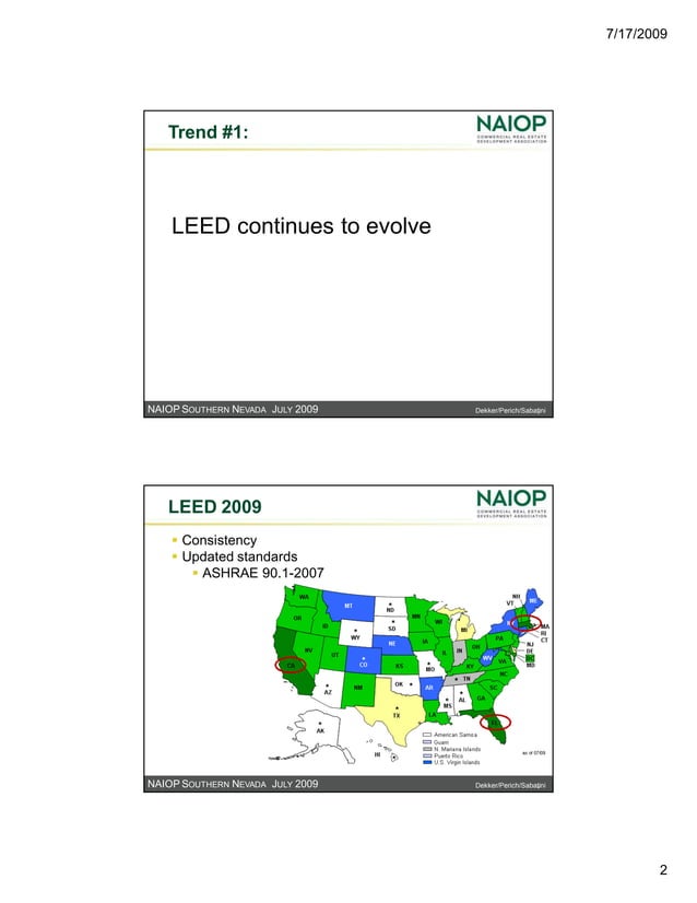 NAIOP: Sustainable Development | PDF