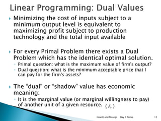 Biosight: Quantitative Methods for Policy Analysis - Introduction to ...