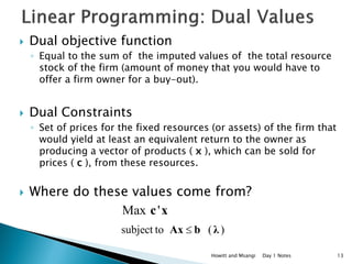 Biosight: Quantitative Methods for Policy Analysis - Introduction to ...