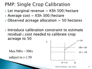 Biosight: Quantitative Methods for Policy Analysis - Introduction to ...