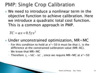 Biosight: Quantitative Methods for Policy Analysis - Introduction to ...