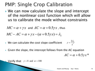 Biosight: Quantitative Methods for Policy Analysis - Introduction to ...