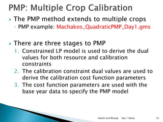 Biosight: Quantitative Methods for Policy Analysis - Introduction to ...