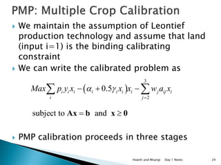 Biosight: Quantitative Methods for Policy Analysis - Introduction to ...