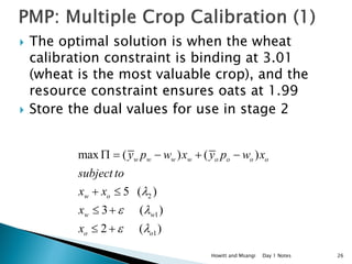 Biosight: Quantitative Methods for Policy Analysis - Introduction to ...