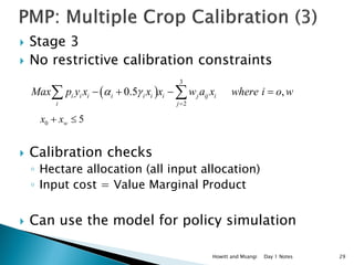 Biosight: Quantitative Methods for Policy Analysis - Introduction to ...