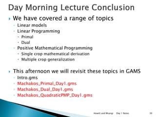 Biosight: Quantitative Methods for Policy Analysis - Introduction to ...