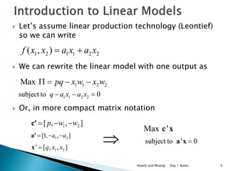 Biosight: Quantitative Methods for Policy Analysis - Introduction to ...