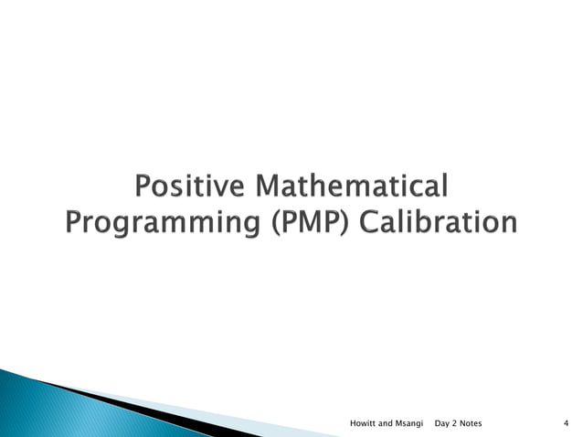 Biosight: Quantitative Methods for Policy Analysis: CES Production ...