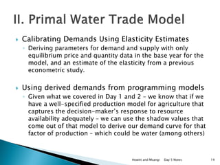 Biosight: Quantitative Methods for Policy Analysis: Multi Market Models ...