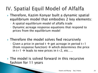 Biosight: Quantitative Methods for Policy Analysis: Multi Market Models ...