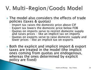 Biosight: Quantitative Methods for Policy Analysis: Multi Market Models ...