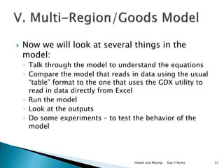 Biosight: Quantitative Methods for Policy Analysis: Multi Market Models ...