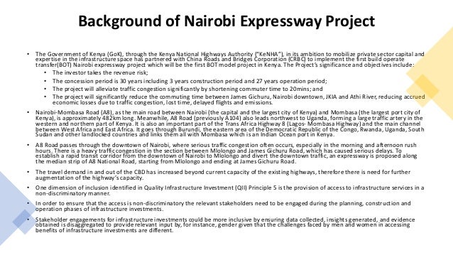 Nairobi Expressway Project Kenya | PPTX