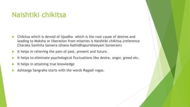 concept of naishtiki chikitsa in Ayurveda.pptx