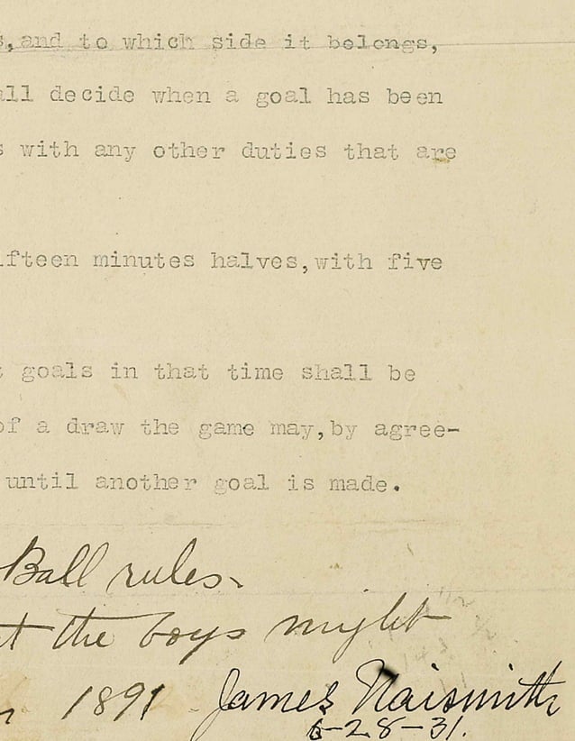 James Naismith’s Founding Rules of Basketball | PDF