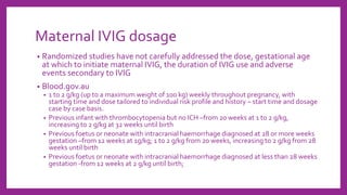 Foetal and neonatal alloimmune thrombocytopenia | PPTX