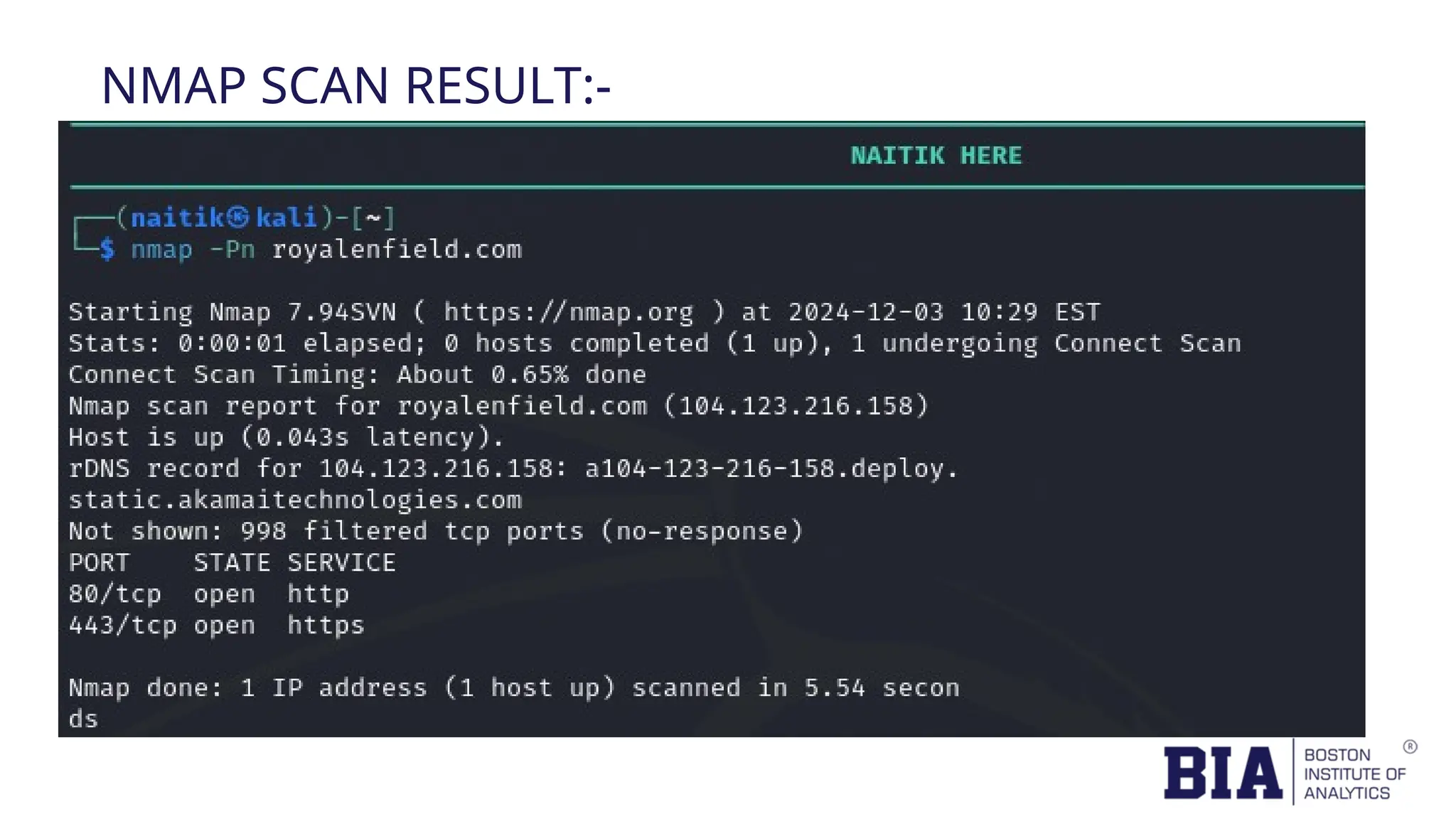 Cybersecurity and Ethical Hacking: Capstone Project | PPTX