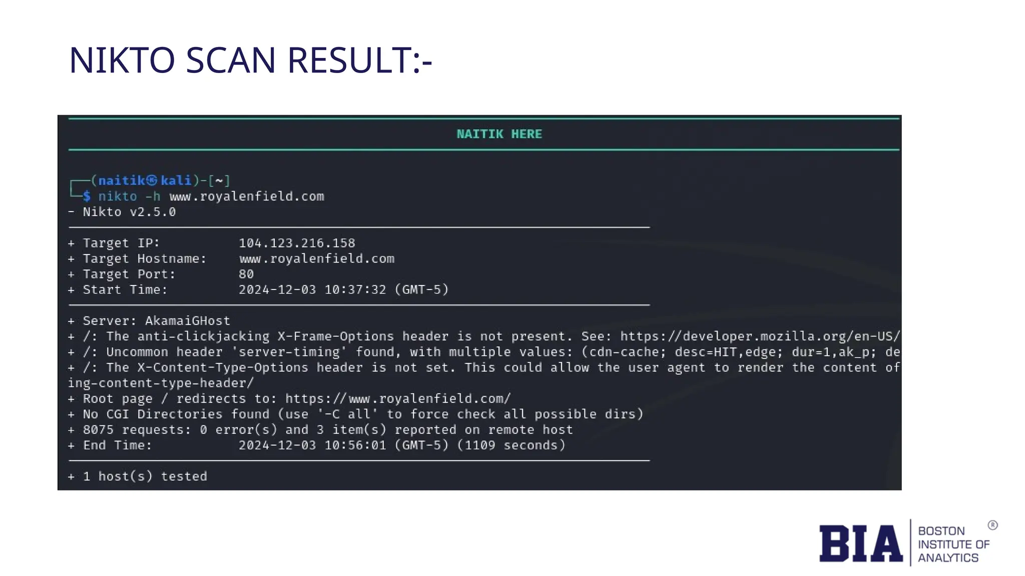 Cybersecurity and Ethical Hacking: Capstone Project | PPTX