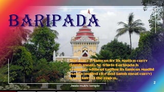 ' A Travel Guide Map' of Odisha | PPT