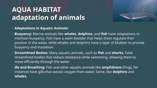 The Living Organisms And Habitats Science ppt | PPTX