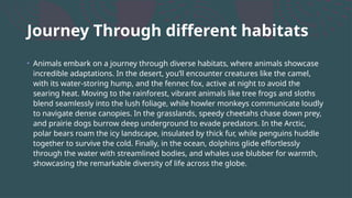 The Living Organisms And Habitats Science ppt | PPTX