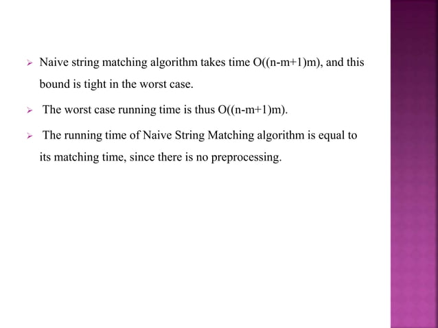 Naive string search | PPT