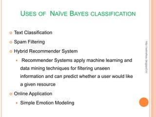 Naive bayes | PPTX