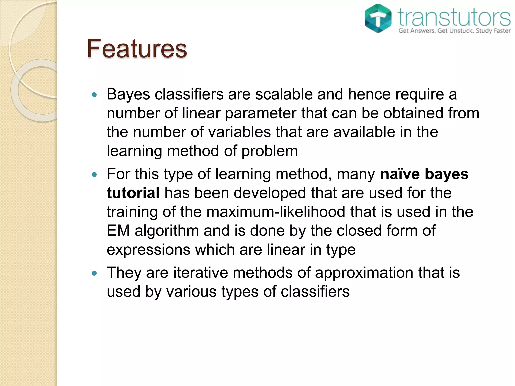 Naive Bayes | Statistics | PPT