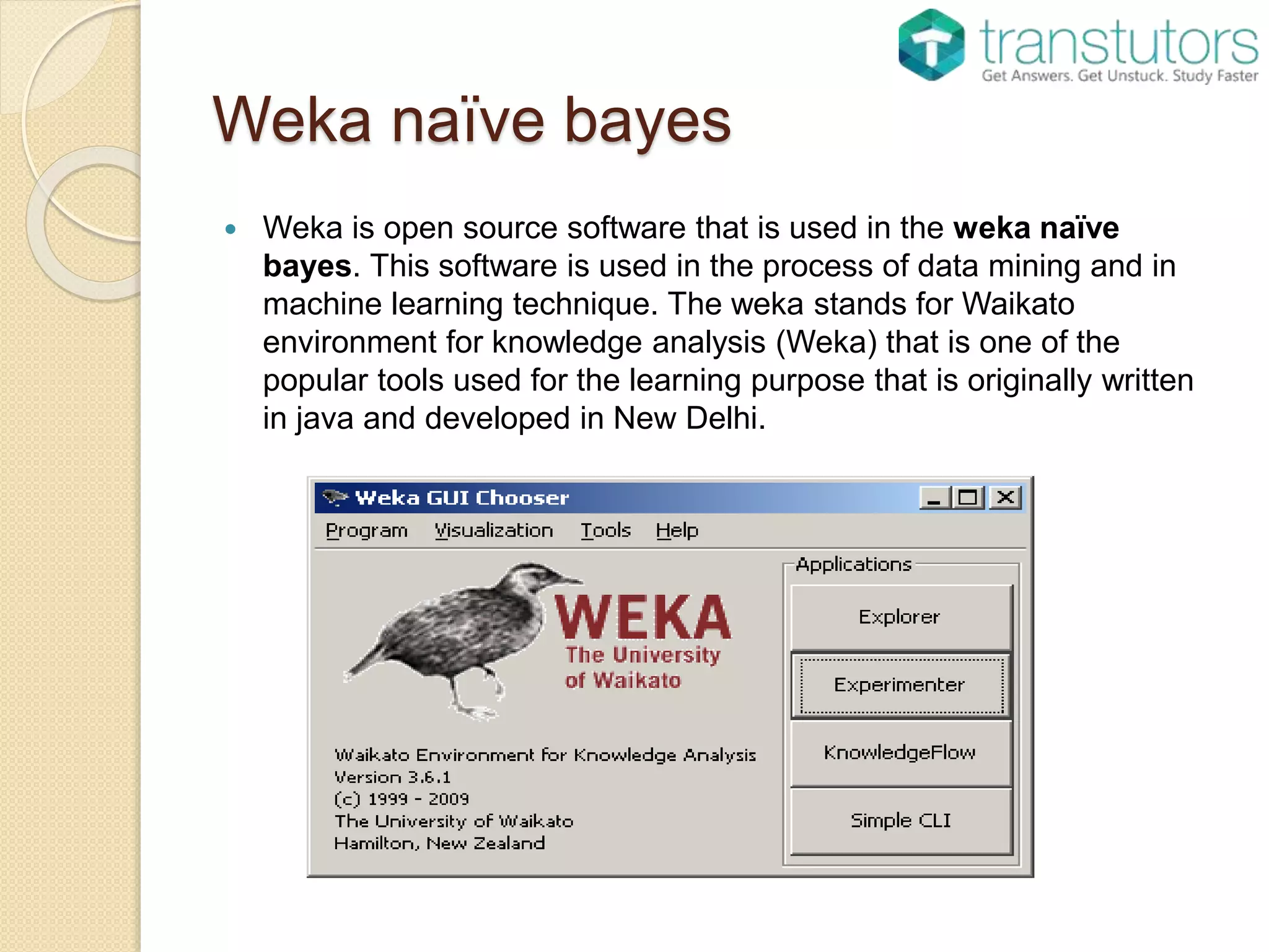 Naive Bayes | Statistics | PPTX
