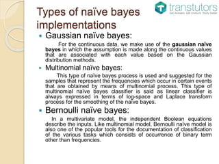 Naive Bayes | Statistics | PPTX