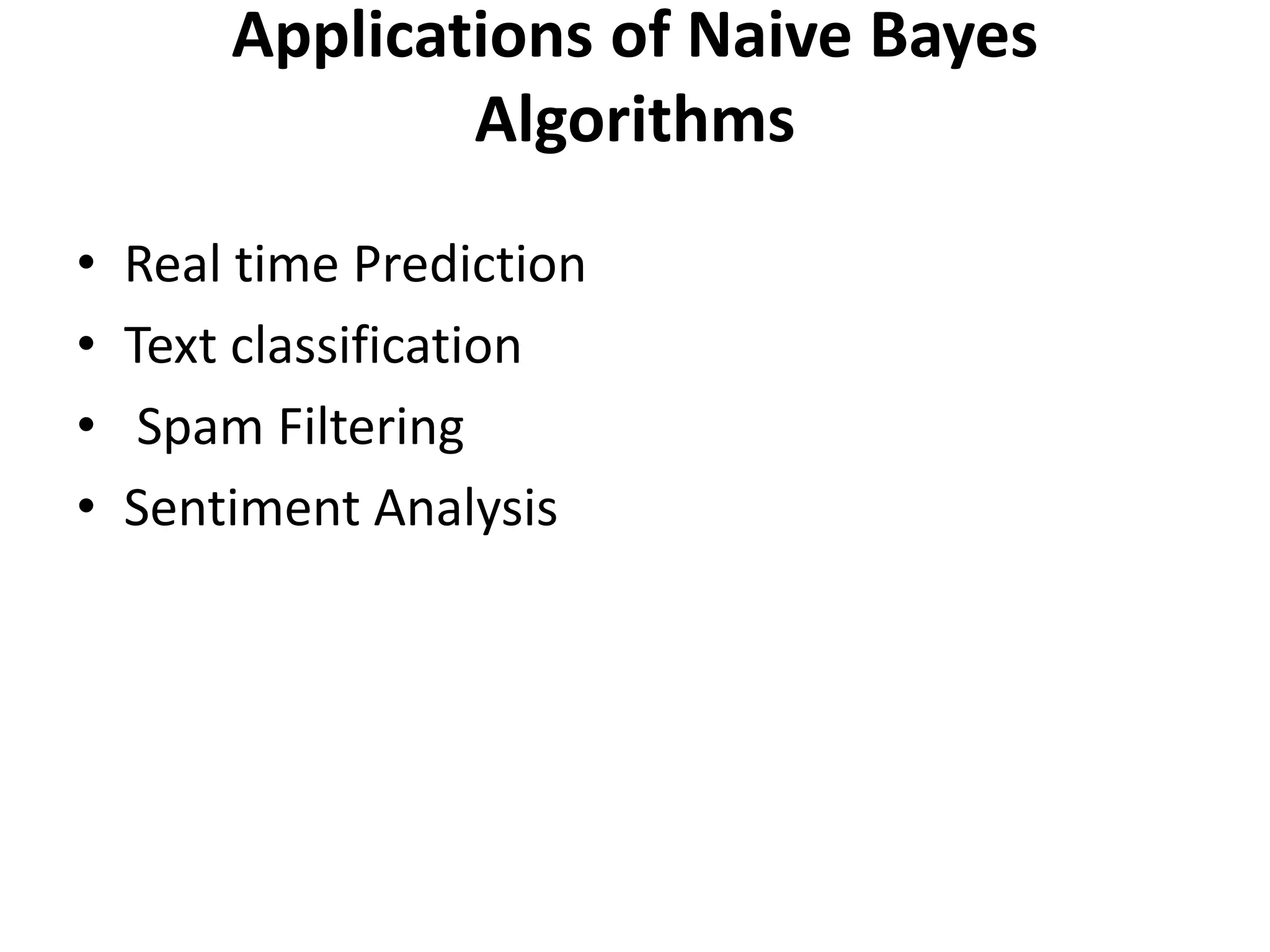 Naive Bayes Classifier using R. | PPTX