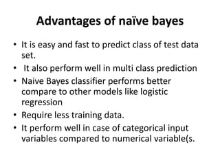 Naive Bayes Classifier using R. | PPTX