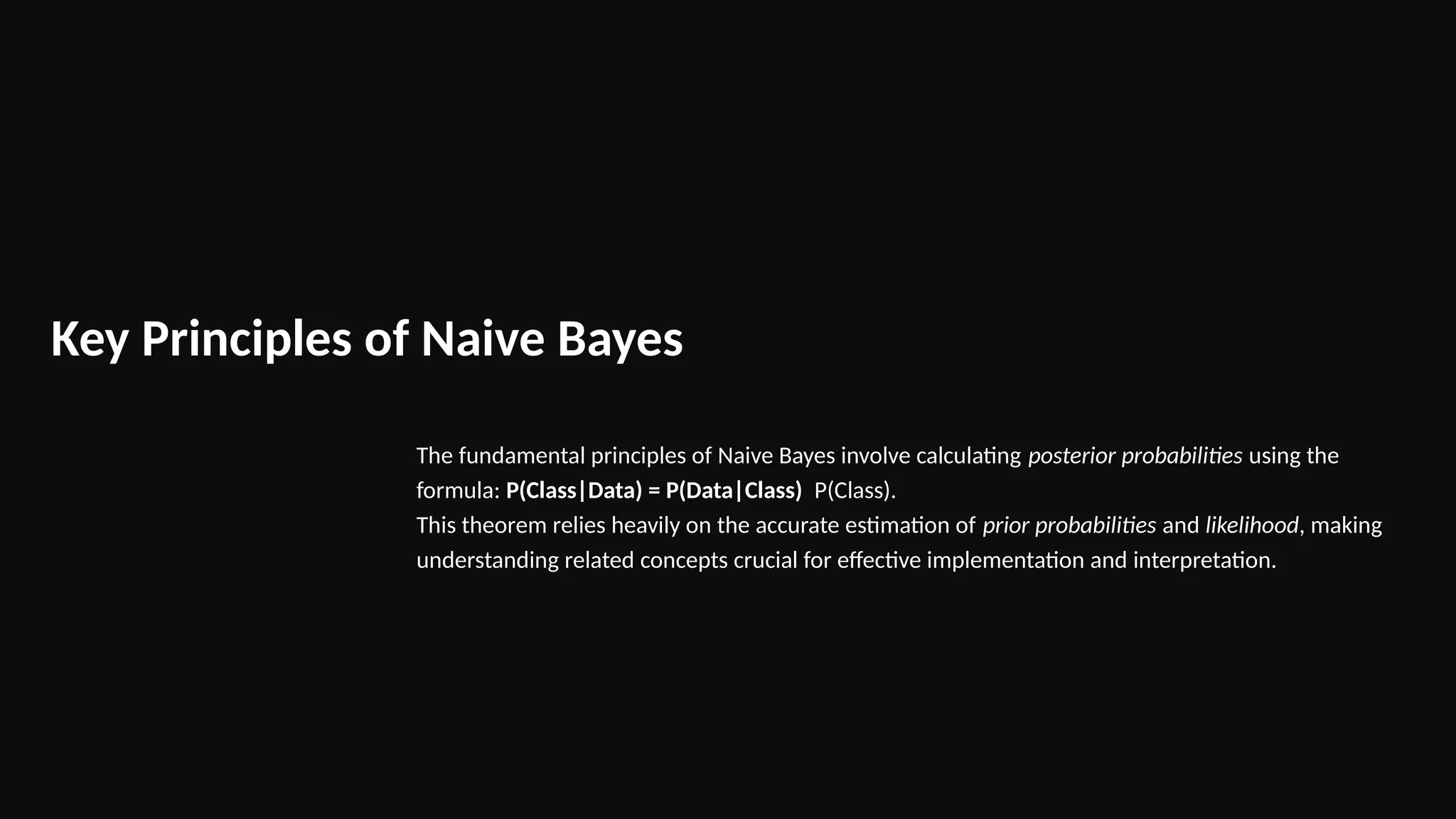 Naive Bayes classification theorem with example | PPTX