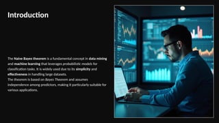 Naive Bayes classification theorem with example | PPTX